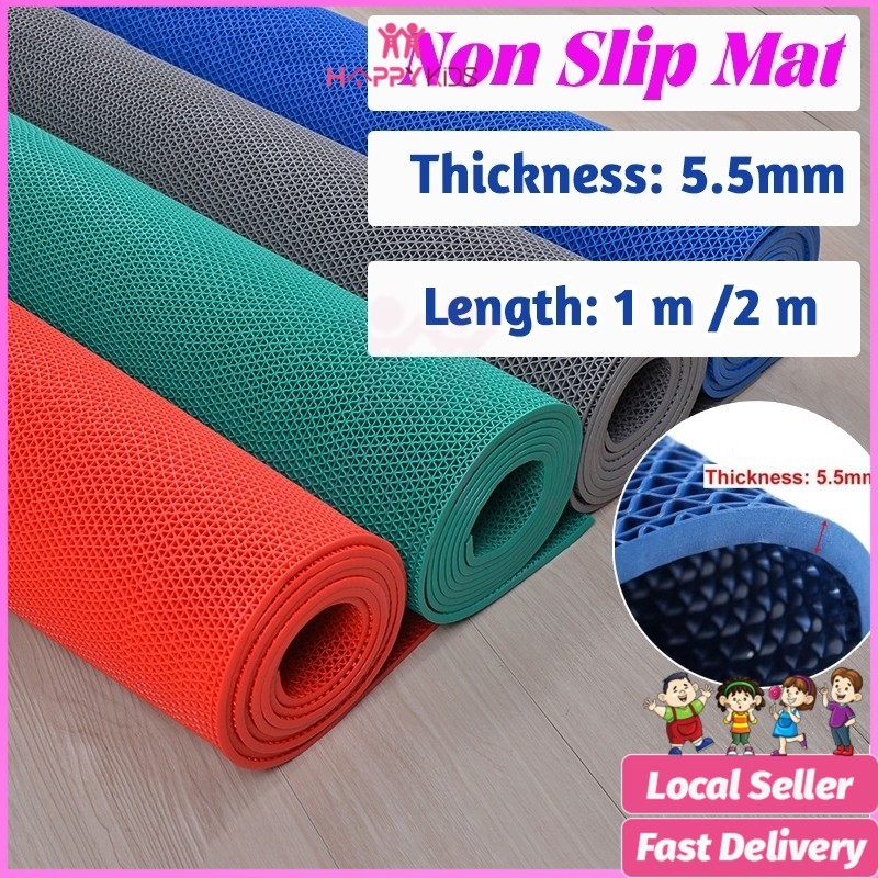 5.5mm Non Slip Mat PVC Rubber Floor Mat Kitchen Drainage Mat Anti Slip ...