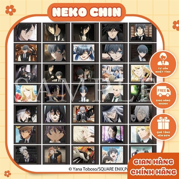 [SLEEVES Included] Black Butler Dignity Polaroid Card - Black Pulper ...