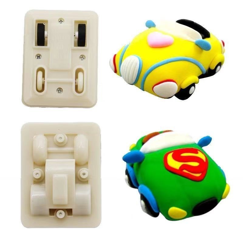 Educational Toys Handmade Ultra-Light Clay White Embryo Model Pull Back ...