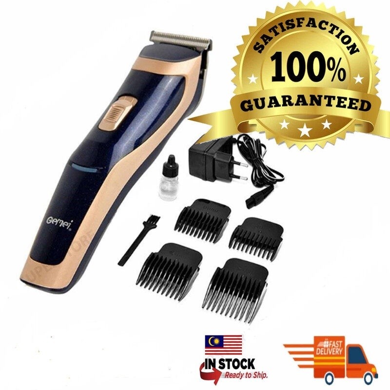 Geemy GM-6005 MACHINE GUNTING RAMBUT Geemy GM-6005 Rechargeable Trimmer ...