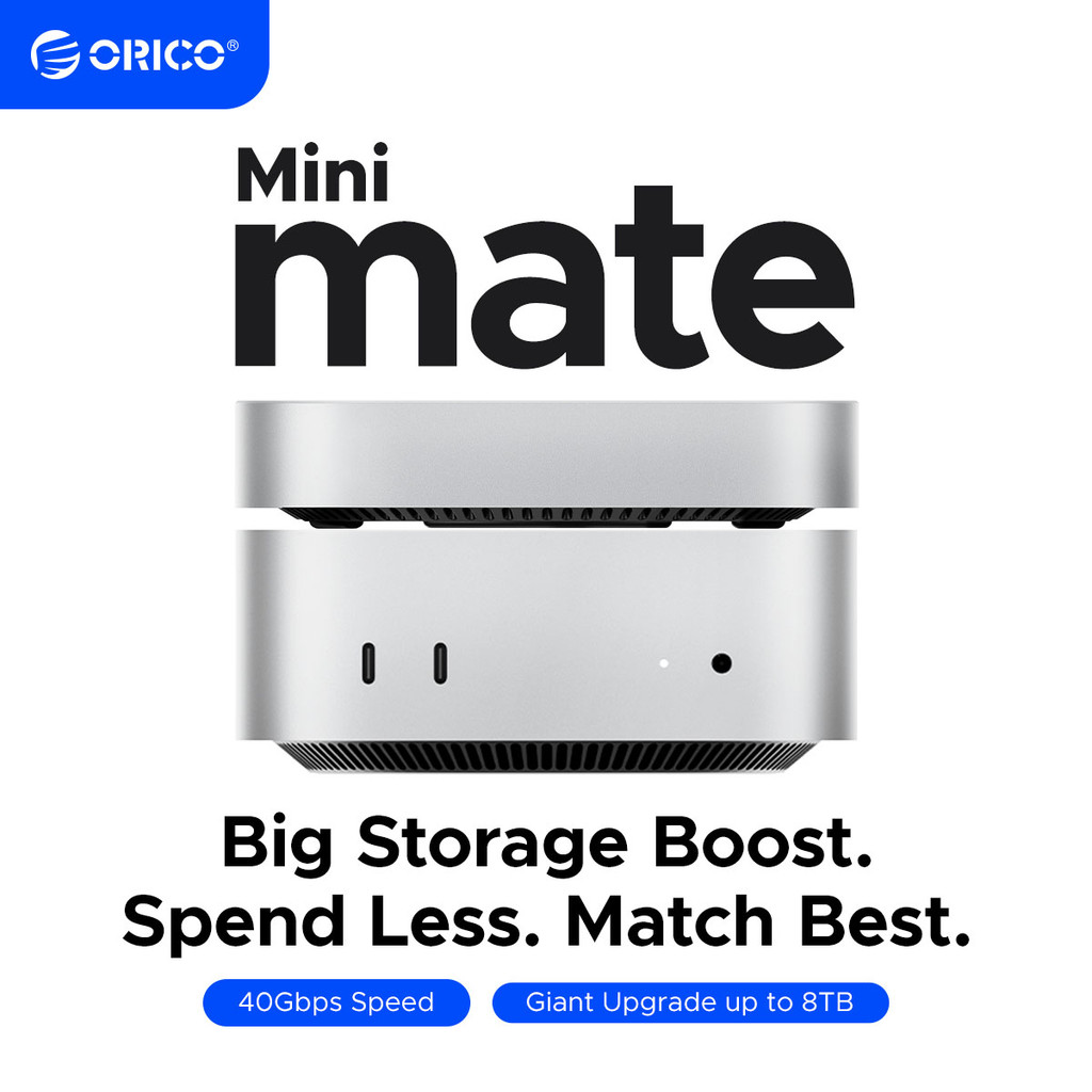 Orico MiniMate USB4.0 External SSD Enclosure 1TB/2TB/4TB for Mac Mini ...