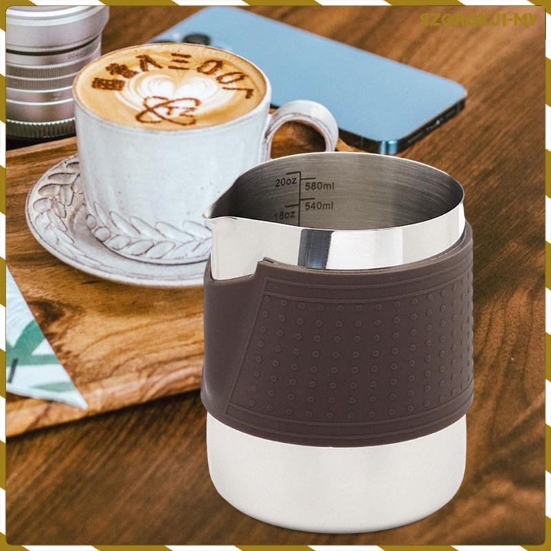 [szgrqkj1] Handleless Milk Pitcher Baristas Tools Portable Multipurpose ...