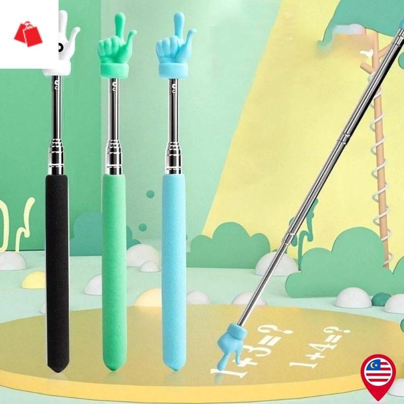 BK-Colorful Telescopic Teaching Finger Reading Stick/ Class Whiteboard ...