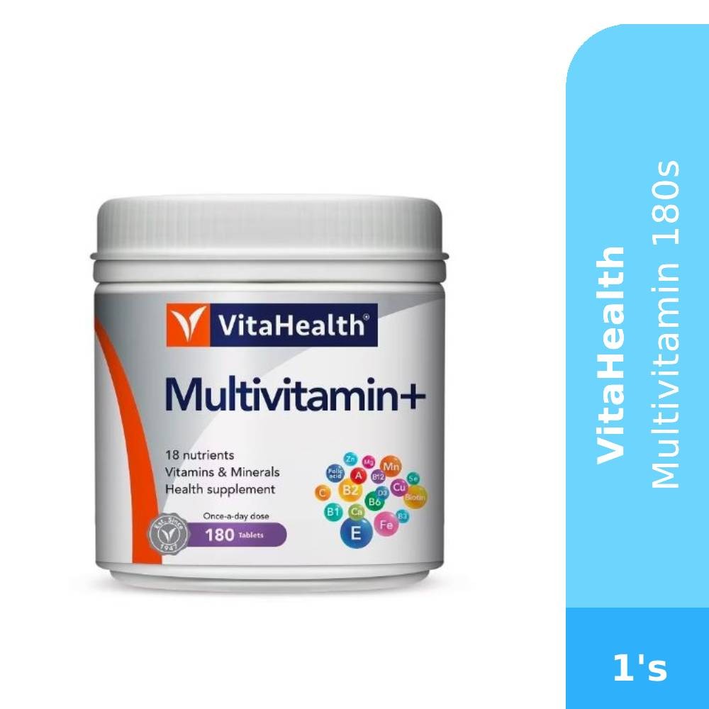 VITAHEALTH Multivitamin Plus 180 tablet- Health Supplement, Health Care ...