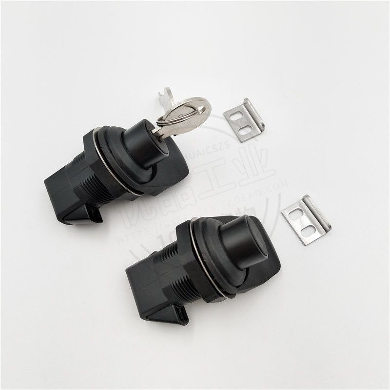 Plastic Push Lock 93-313/314 Exposed Button Door Lock Pet Cage Lock ...