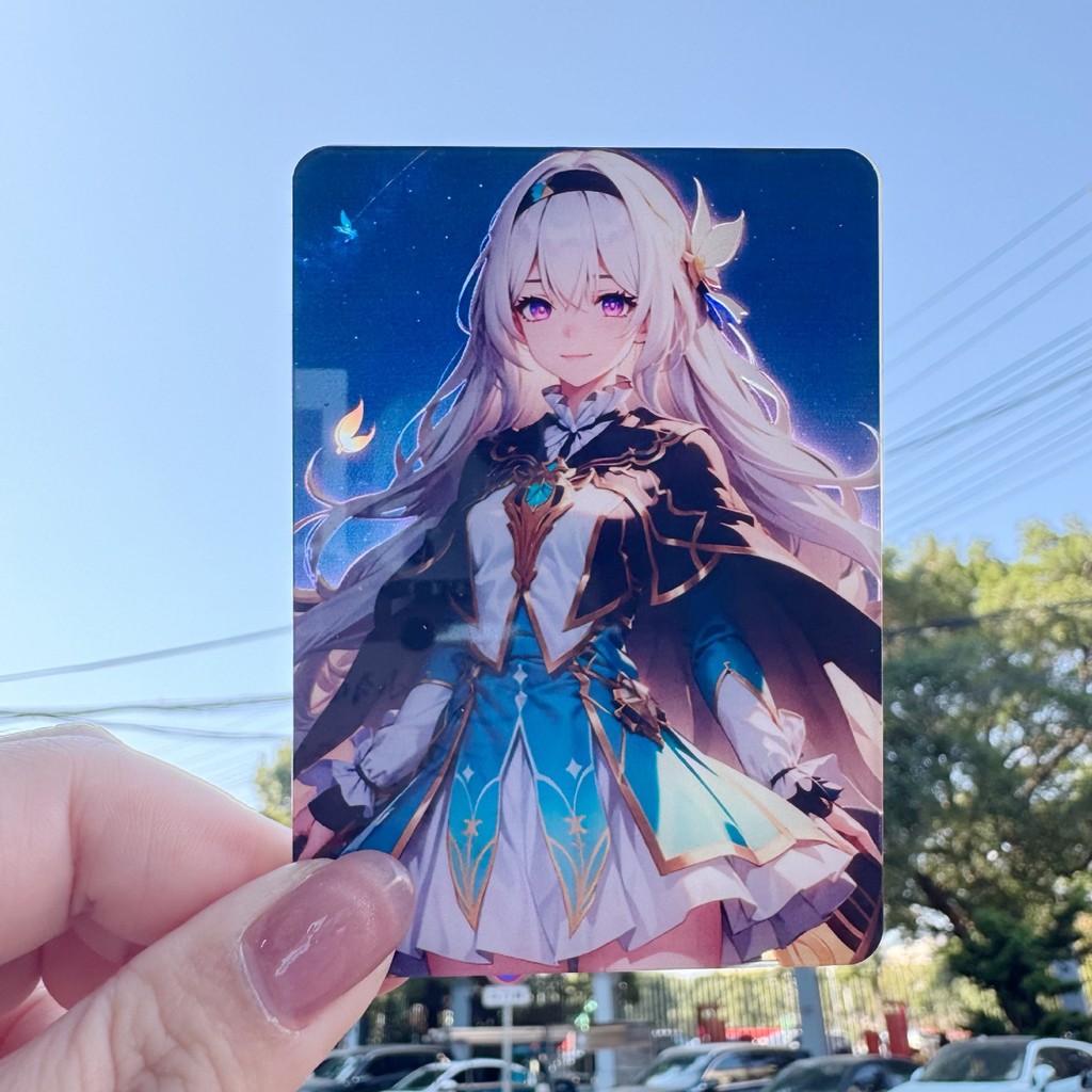 Honkai: Star Rail Transparent Card Firefly Aventurine Anime Peripheral ...