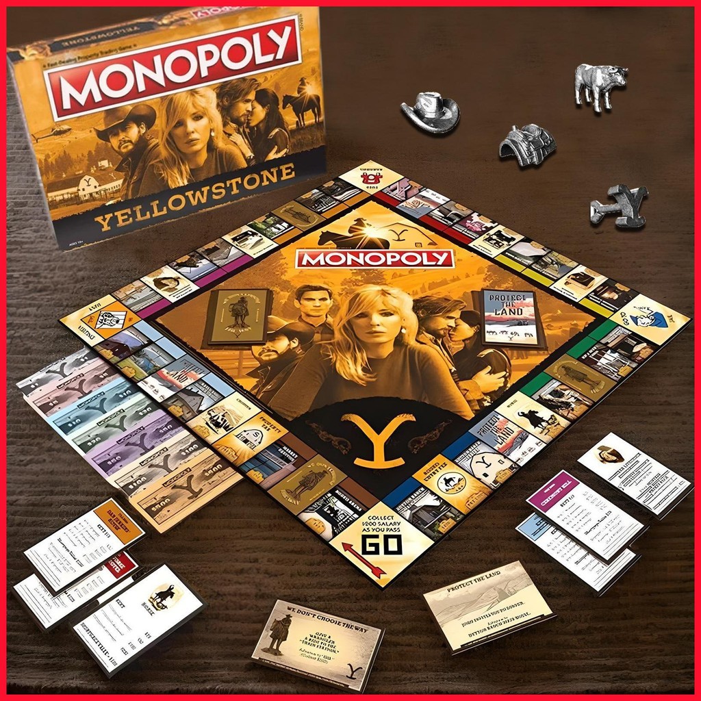 Monopoly Board Games Themed TV Series-Themed Wild West Card Games ...