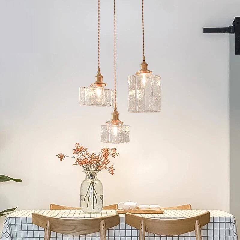 Post Modern Glass Pendant Light Chandeliers Pendant Lamp Lampu Gantung ...