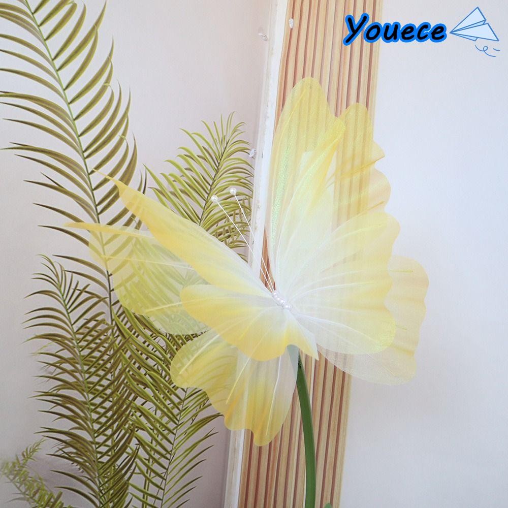 YOUECE Fake Butterfly, Photography Props Outdoor Artificial Butterfly ...