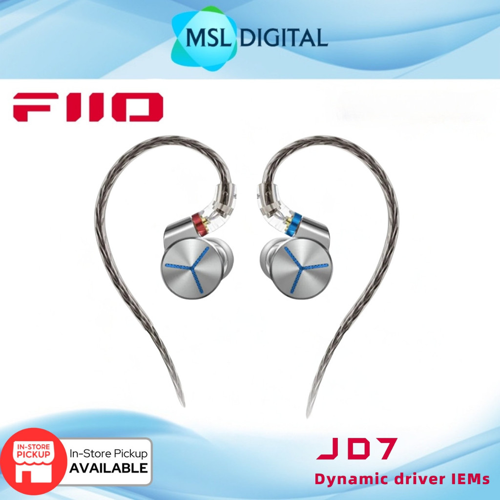 FiiO JD7 In-Ear Monitors with Bass Super Sound HiFi Wired Earphones IEM (JD 7) | Shopee Malaysia