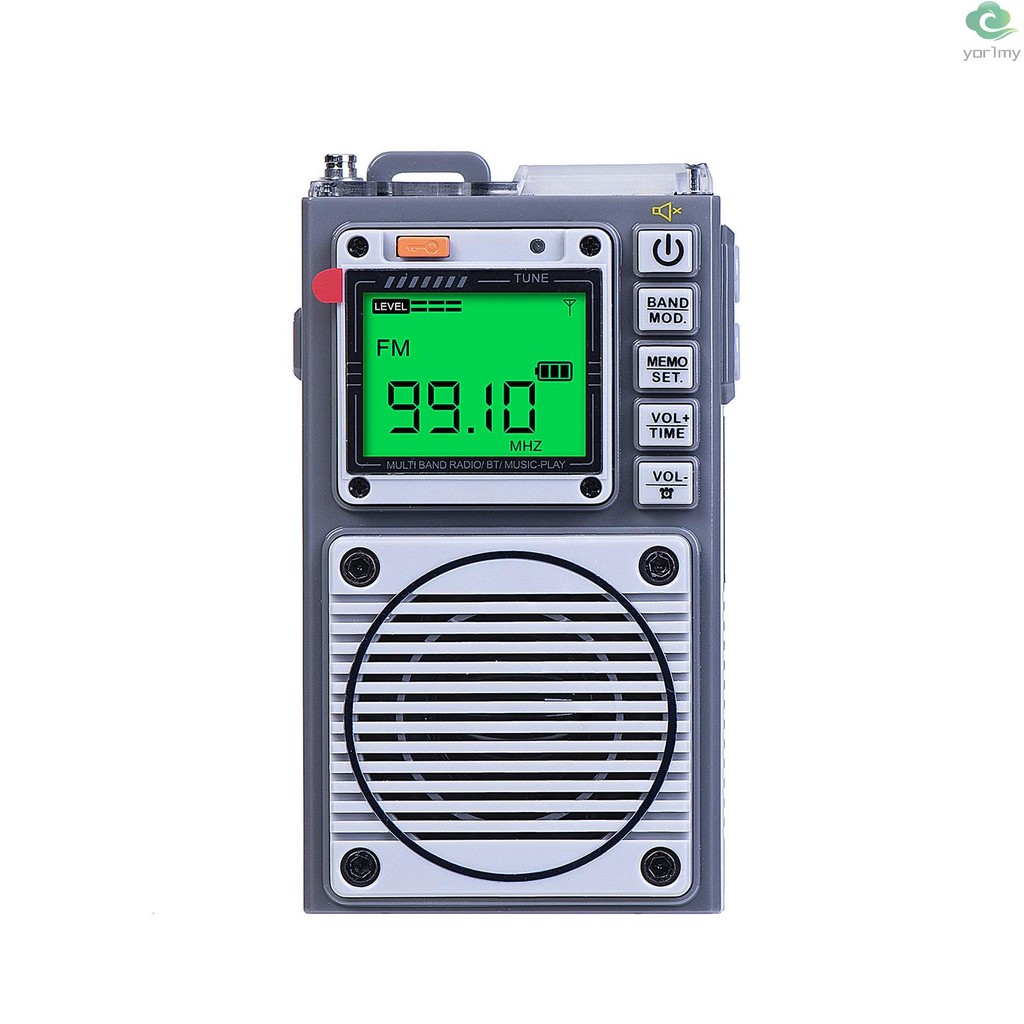 FM Radio Digital Portable Stereo Speaker MP3 Audio Player High Fidelity ...