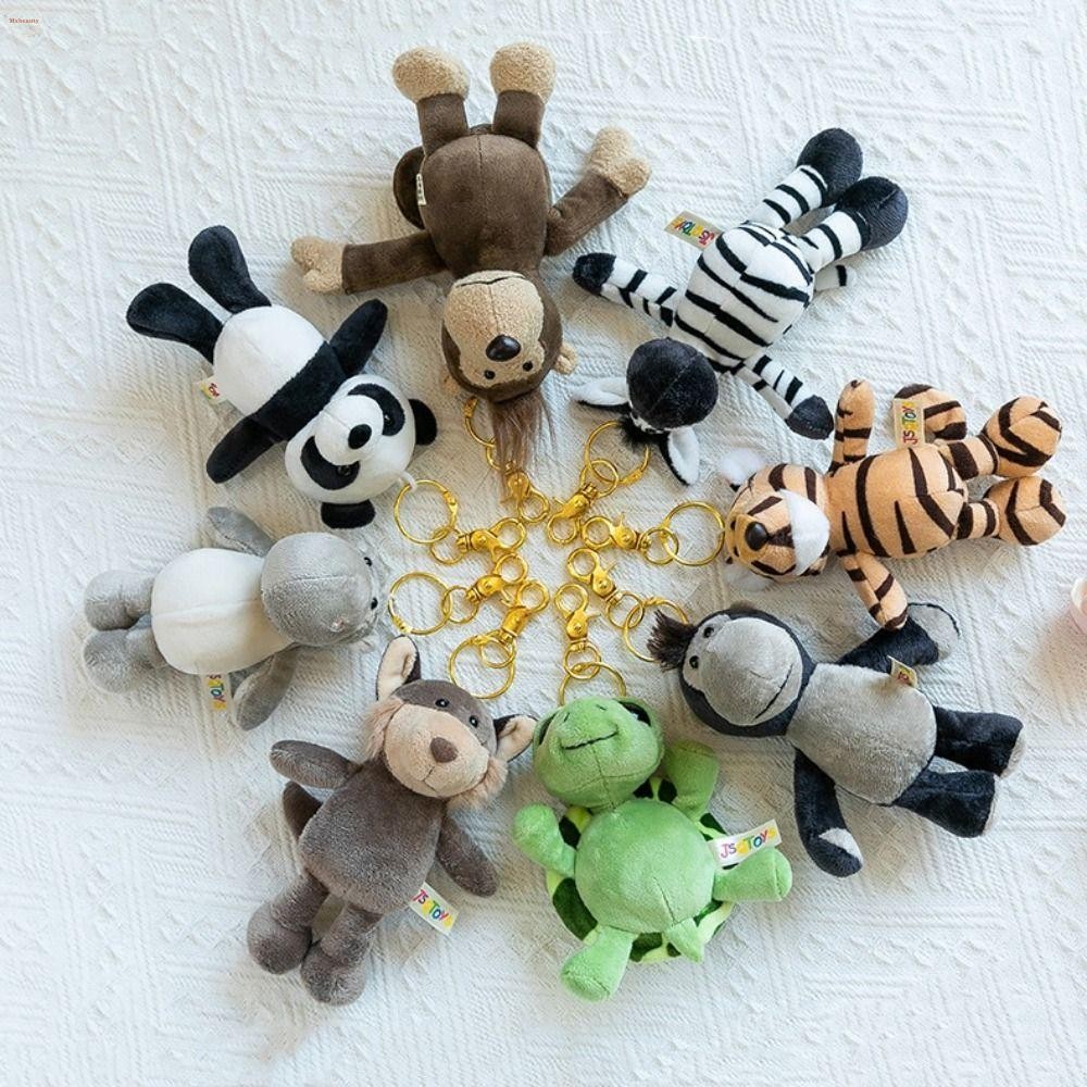 MXBEAUTY Animal Plush Keychain, Stuffed Animal Jungle Brother Forest ...