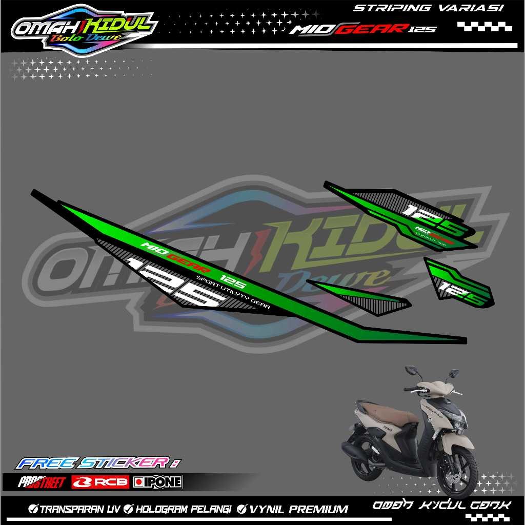 Striping VARIATION YAMAHA MIO GEAR 125 / STICKER LIST OF MIO GEAR 125 ...