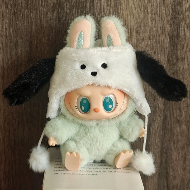 Labubu V1/V2 Dolls Head Cover Clothes Cute Labubu Snapper Burnt ...