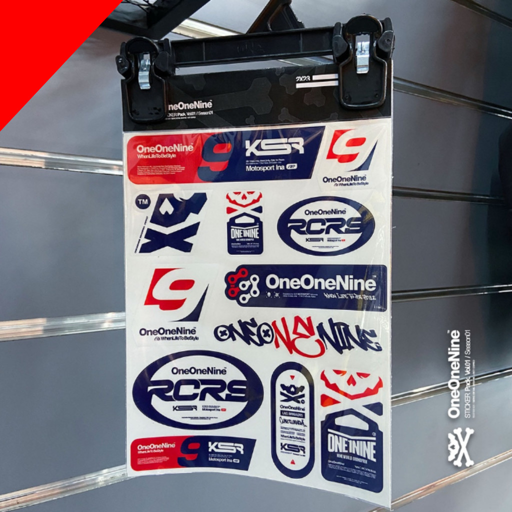 Sticker PACK RACING KSR ONEONENINE STICKER CASE AFF | Shopee Malaysia