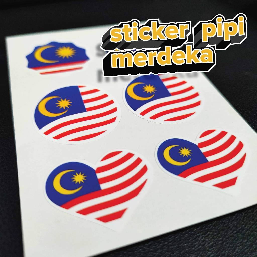 Sticker Pipi Bendera Malaysia Merdeka | Shopee Malaysia