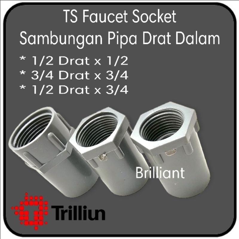 Vip3 * TS Faucet Socket - Deep Thread Pipe Connection | Shopee Malaysia