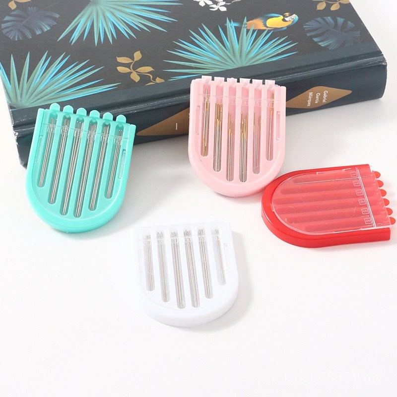 [New Style with Needle Box] Hand Sewing Needle Big Eye Needle Cross ...
