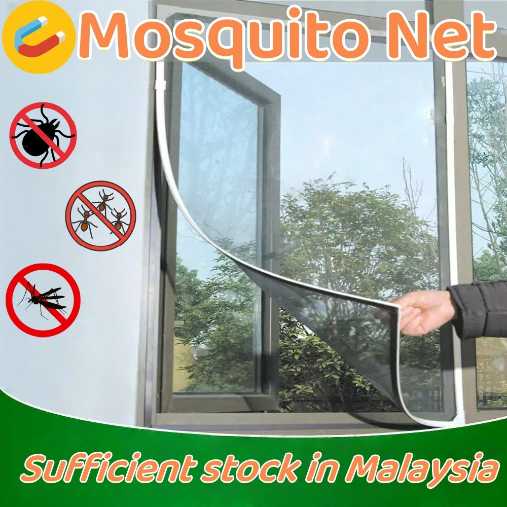 Mosquito Net Magnetic Window DIY Insect Screen Window Net Anti Mosquito ...