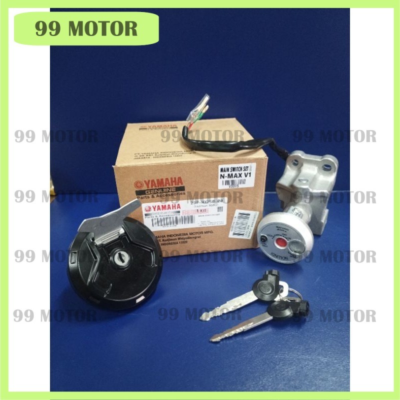 YAMAHA NMAX V1 N-MAX Ignition Main Switch Kunci SUIS Key lock Main Suis SET (2DP-XH252-00 ...