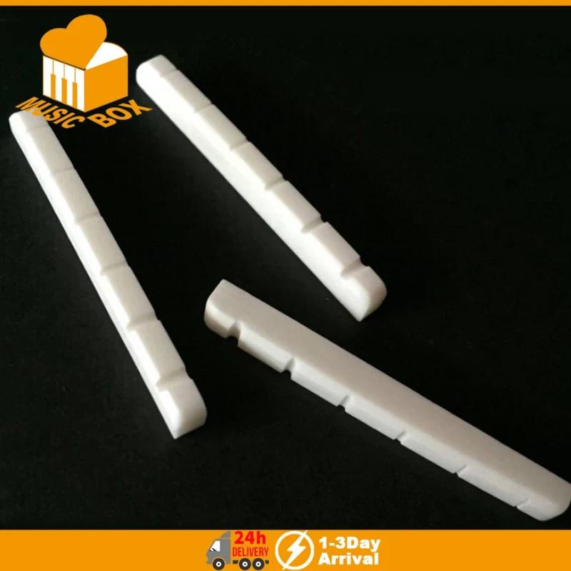 Bone Electric Guitar Bridge Nut 42mm/43mm Bone Bridge Nut for 6 Strings ...