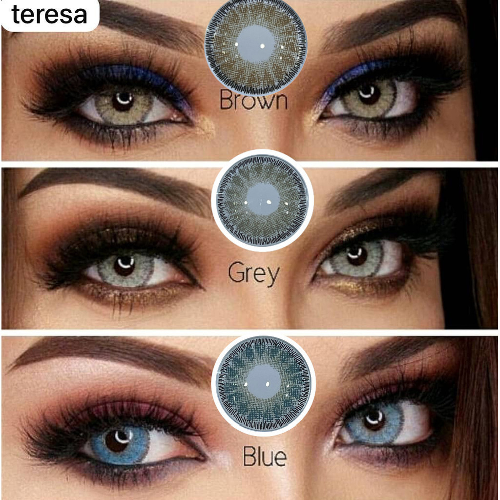 AC Contact Lens Lence KANTA MATA KKM MDA CERTIFICATE Hot Natural Selesa ...