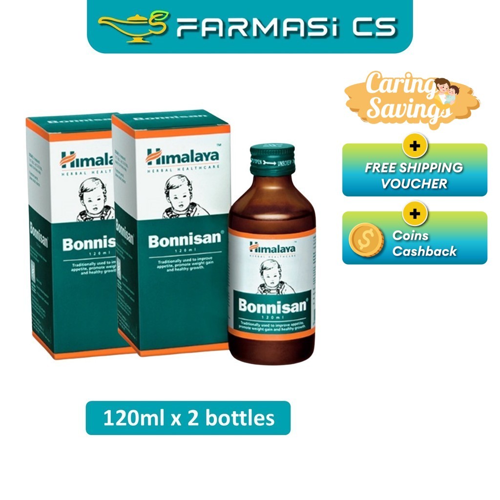 Himalaya Bonnisan 120ml x 2 Bottles (TWIN) EXP:10/2026 [ Farmasi CS ...