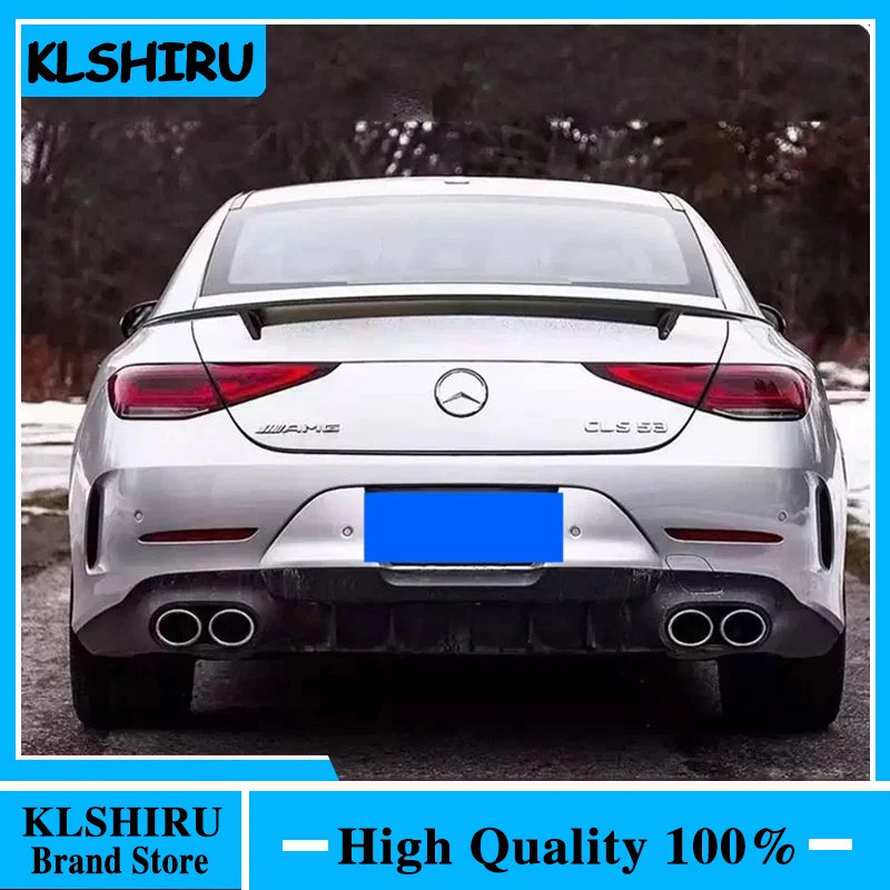 For Mercedes-Benz CLS C257 W257 RT Style Carbon Fiber Rear Spoiler ...