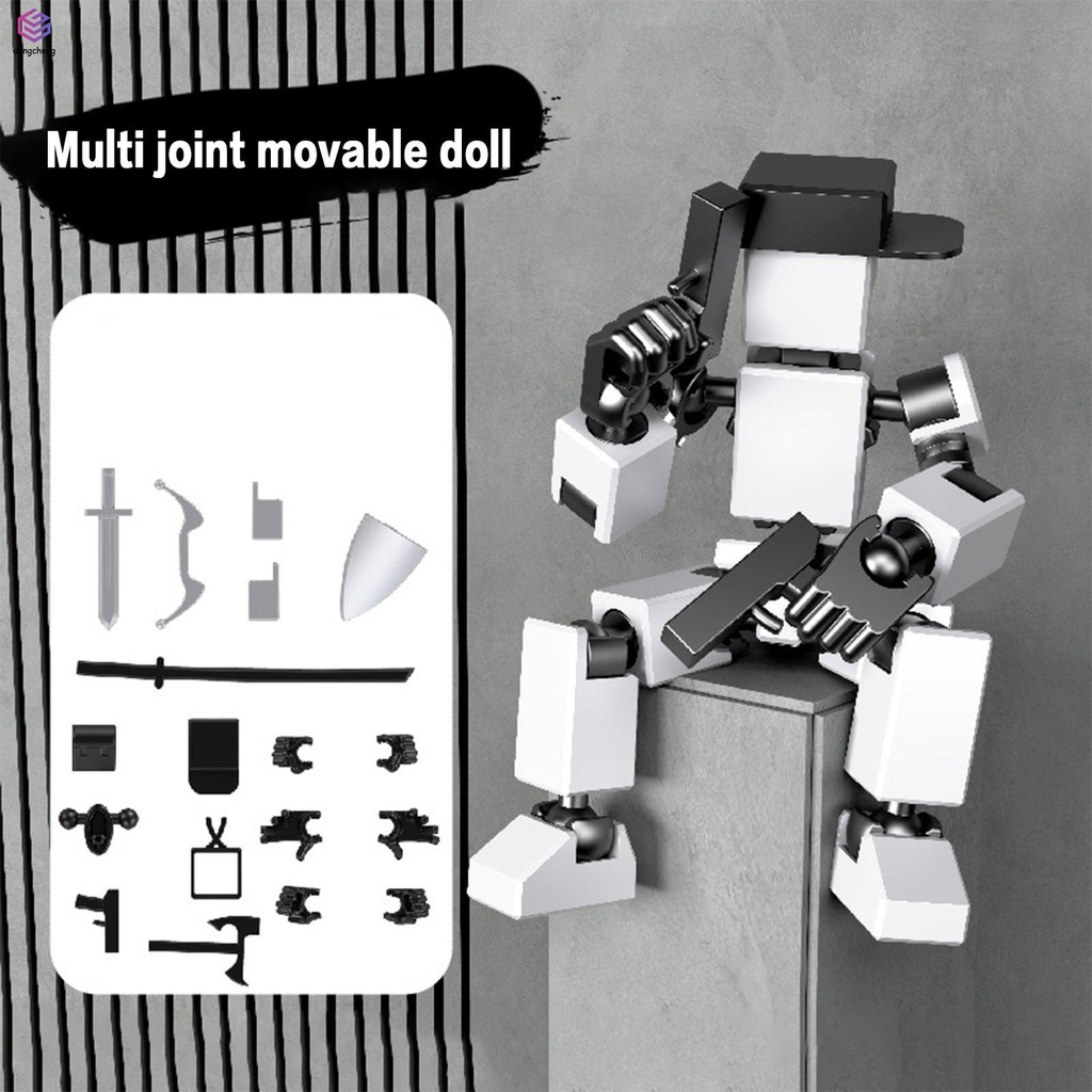 3D Printing Movable Joints Figures Toy Unique Design Simulation ...