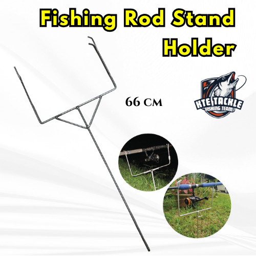 【KTE】 66CM PANCANG KOLAM Fishing Rod Stand Holder Pancang Joran Pancing ...