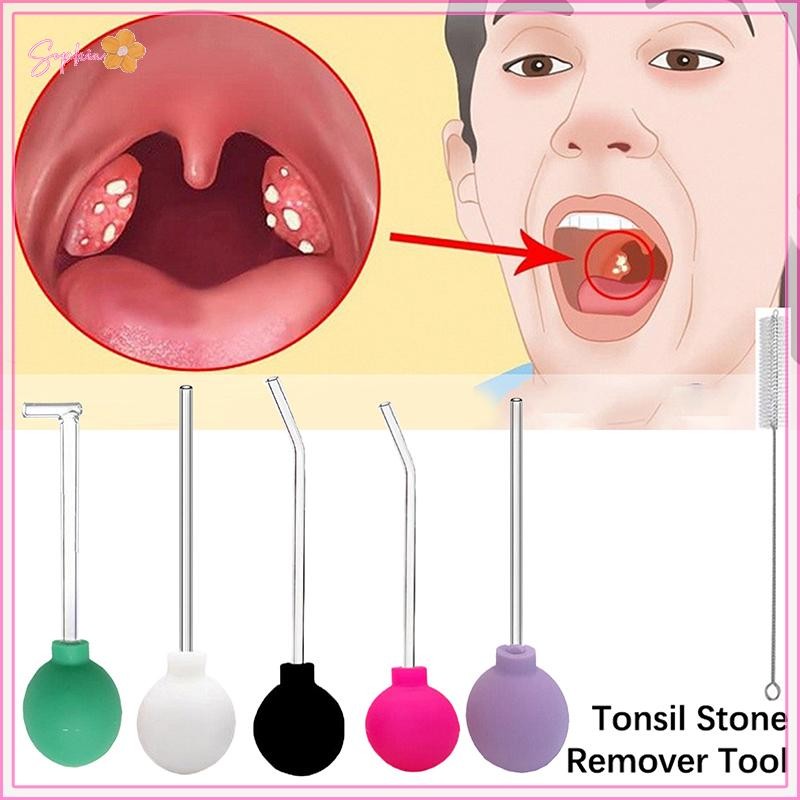 UVIGM> With Cleaning Brush Arc Tonsil Stone Remove Tool Manual Style ...