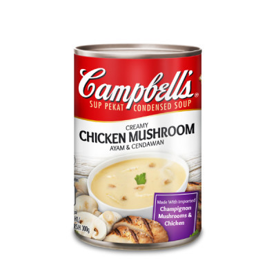 Campbell’s Creamy Chicken Mushroom Soup – Rich & Savory (300g) (READY ...