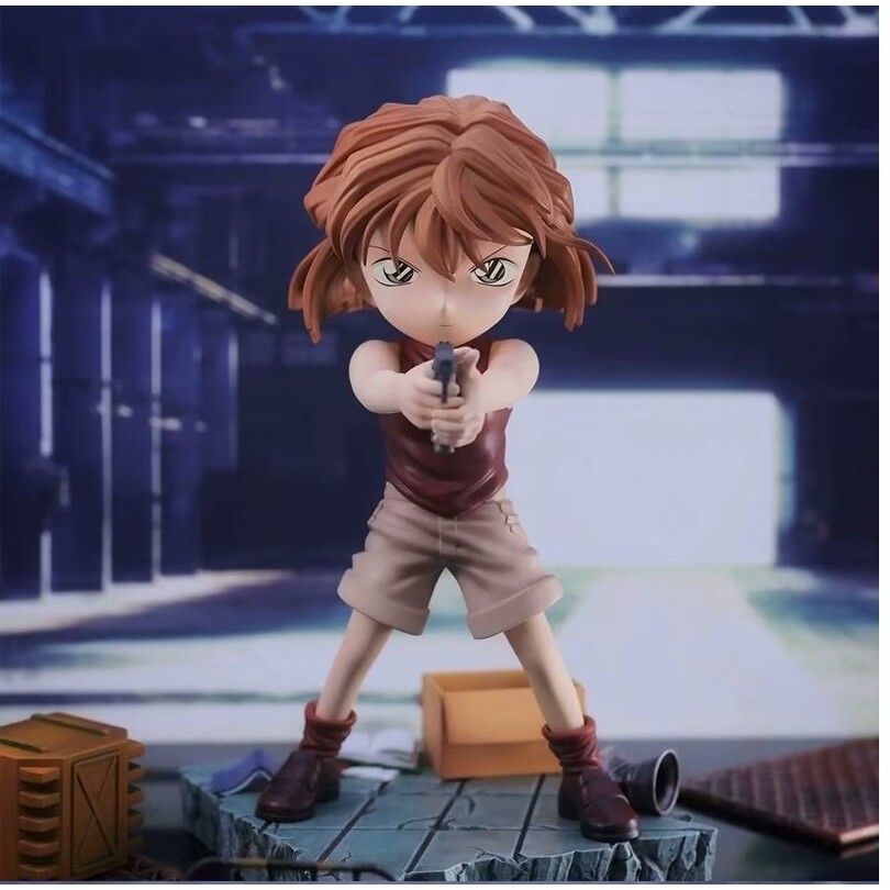 Detective Conan Kudo Shinichi Haibara Ai Gun Pose 1/6 Scale Movie ...