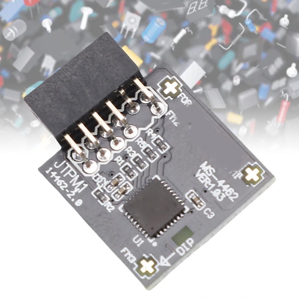 12 Pin SPI TPM2.0 Module Wider Security Coverage MS-4462 Rugged PCB ...