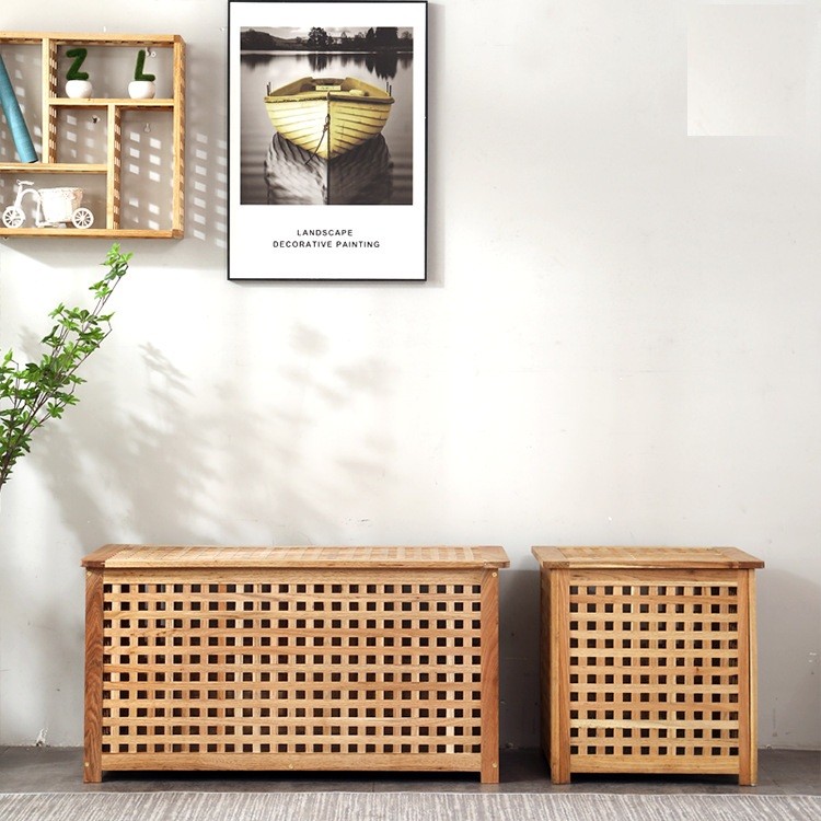 Muji Style Design IKEA HOL Wooden Side Table Box Living Room Side Table ...