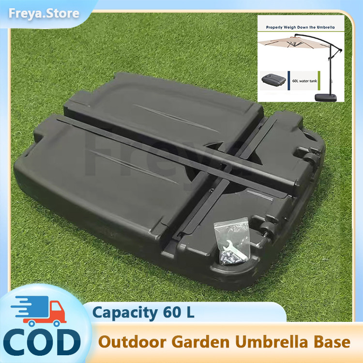 Umbrella Base Stand Water Filled Stand Patio Market Garden Umbrella ...