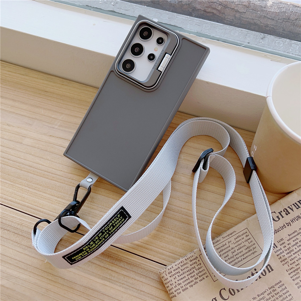 Crossbody Lanyard Fold Lens Stand Case Samsung Galaxy S25 Ultra S24 ...