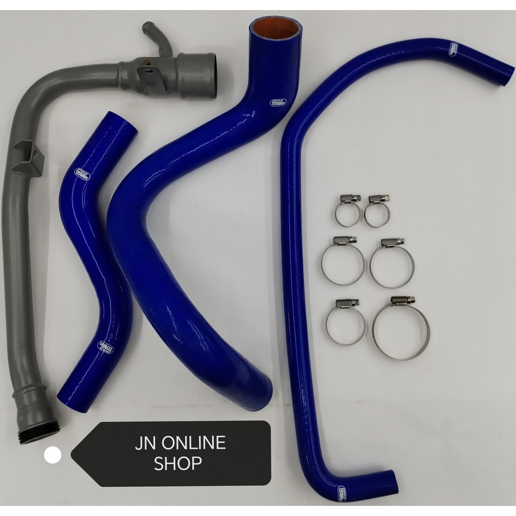 Radiator Hose Set {Samco Silicone} with Hose Clip & Water Pump Pipe for ...