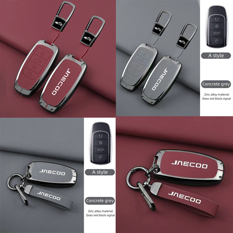 Car Zinc Alloy Smart Key Case Smart Keyless Styling Remote Fob Interior ...