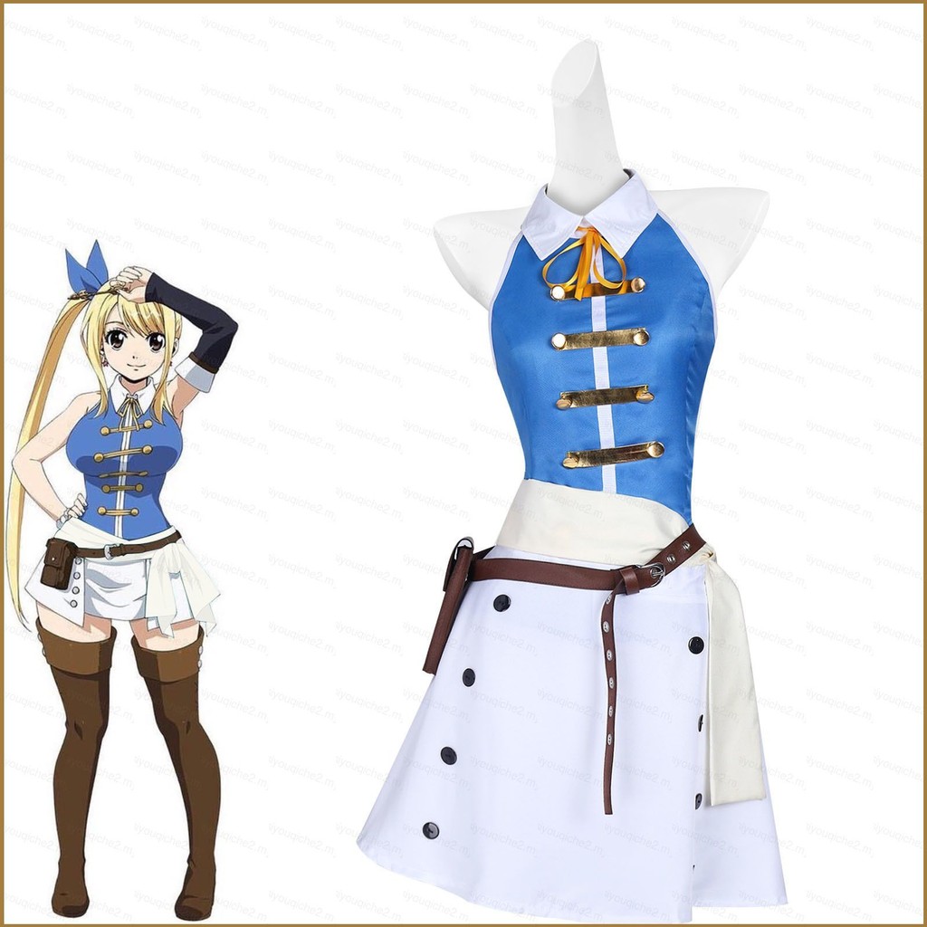 333 FAIRY TAIL 100 YEARS QUEST Wendy Marvell Lucy Heartfilia dress ...