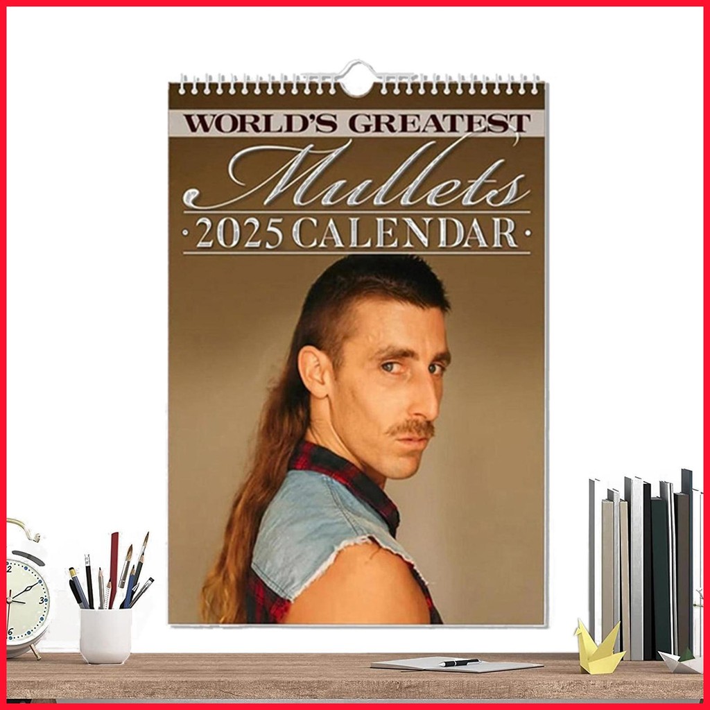 Mullet Calendar Hair Stylist Mullets Calendar Daily View Journal ...