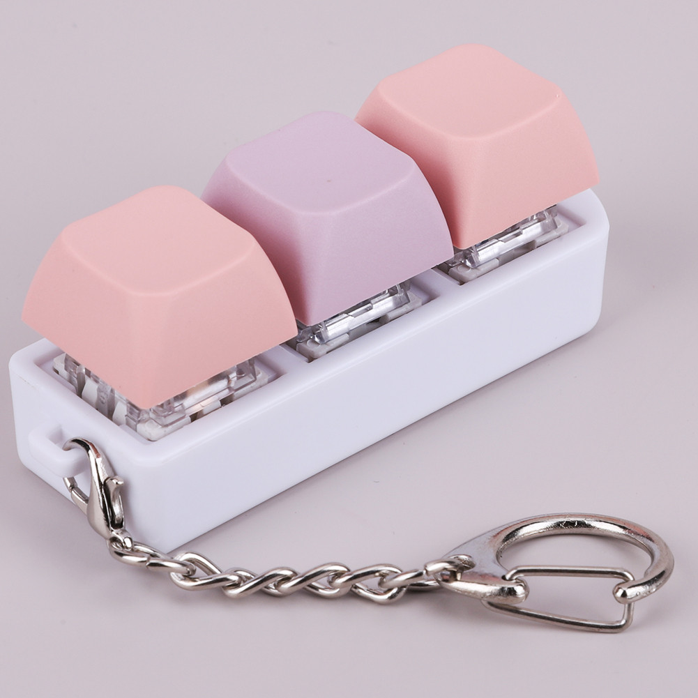 Keyboard Fidget Toy Fidget Clicker Key Switch Keychain Shaft Tester for ...