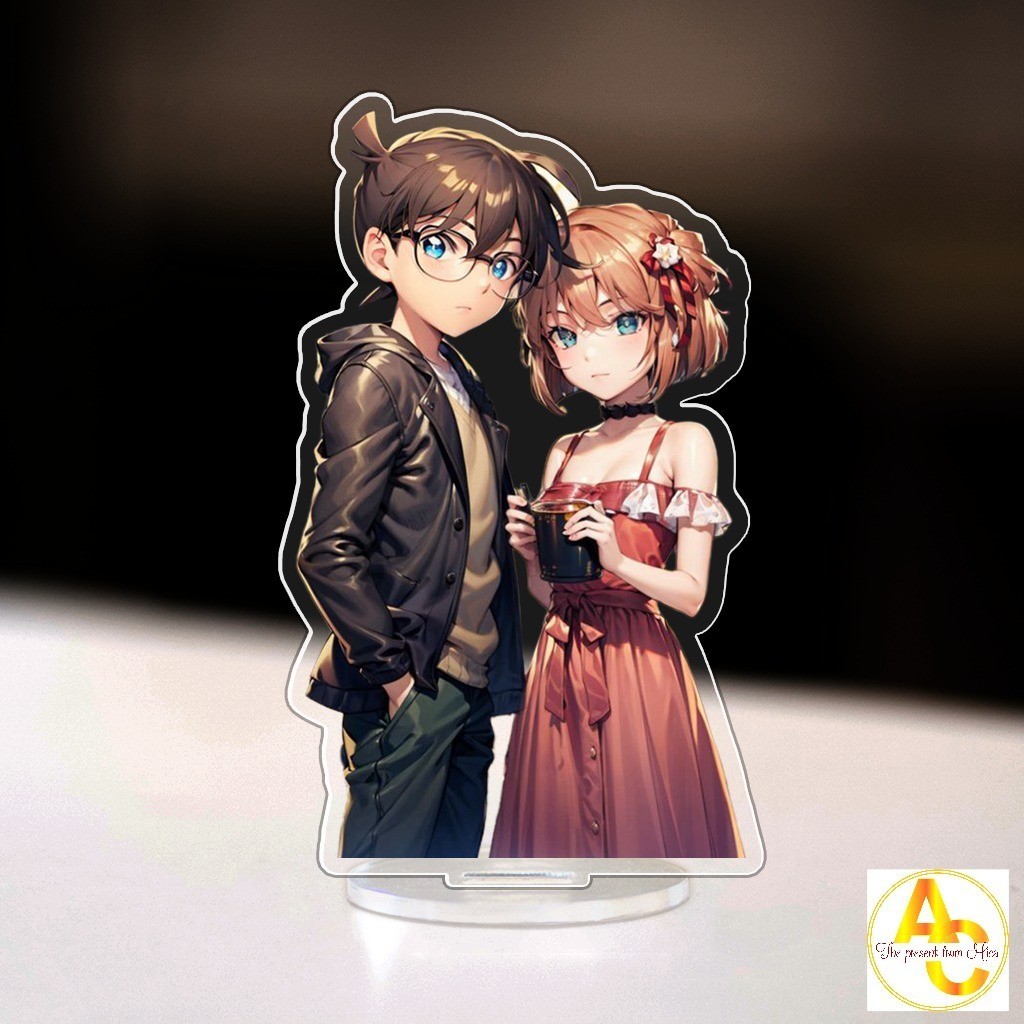 Standee model, Keychain, Glass painting Conan Shinich Haibara Ai Anime ...