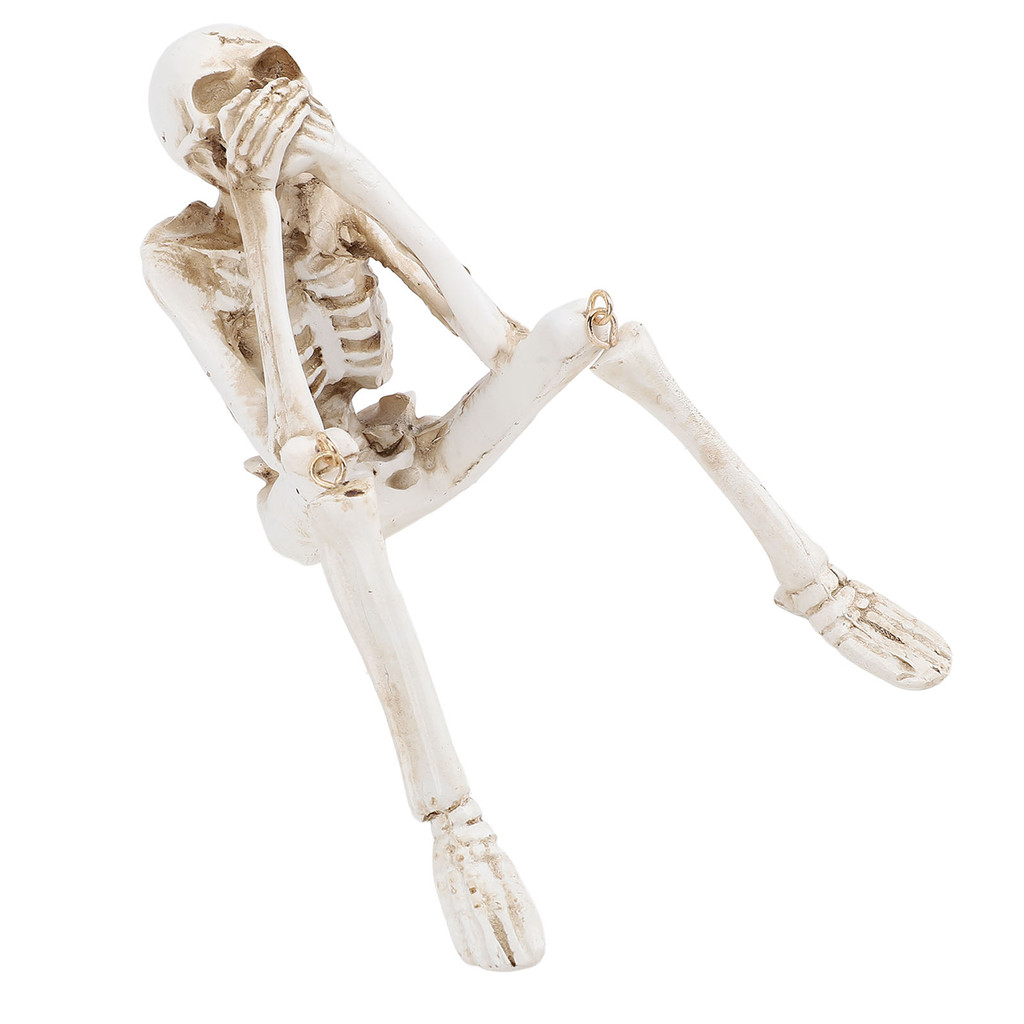 [MEET] Spooky Skeleton Table Collectible Figurine Full Body Skeleton ...