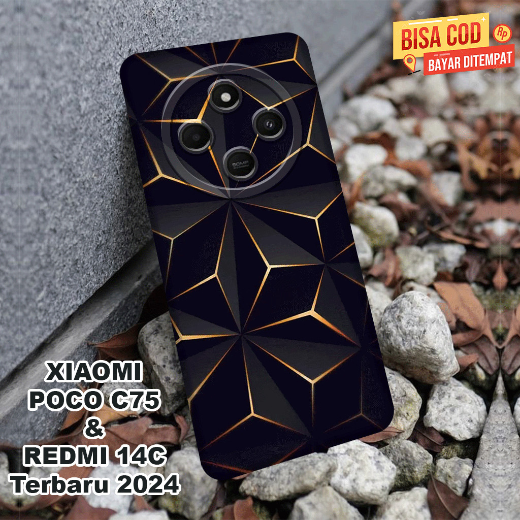 HP Latest Rc02 Case Xiaomi Poco C75 2024 - Redmi 14c - flexible rubber ...