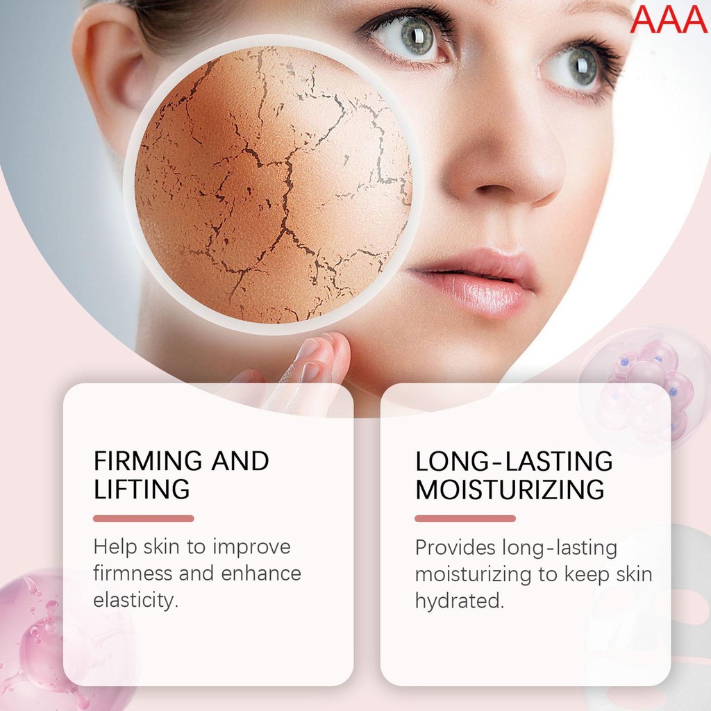 4pcs Bio Collagen Deep Hydrating Mask Repair Large Pores Black Heads ...
