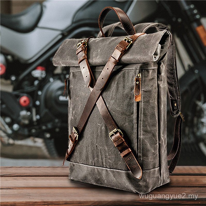Pepper Salt World War II Paratrooper Tooling Backpack Outdoor Retro ...