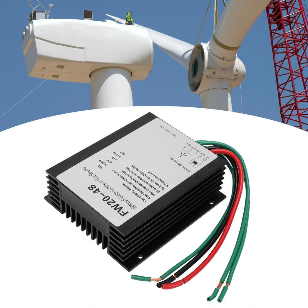 Bjiax Wind Turbine Charge Controller Automatic MPPT IP67 Water ...