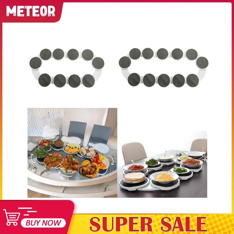 [meteorMY] Swivel Tabletop Storage Stand Serving Platters Dining Table ...