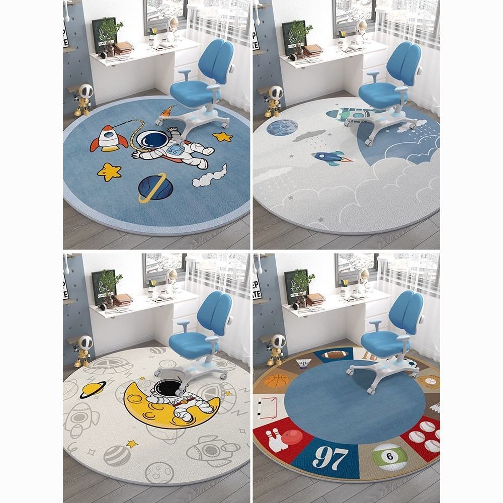 Shopee Official Kids Rug, Reading Area, Computer Round, Non Slip Floor ...